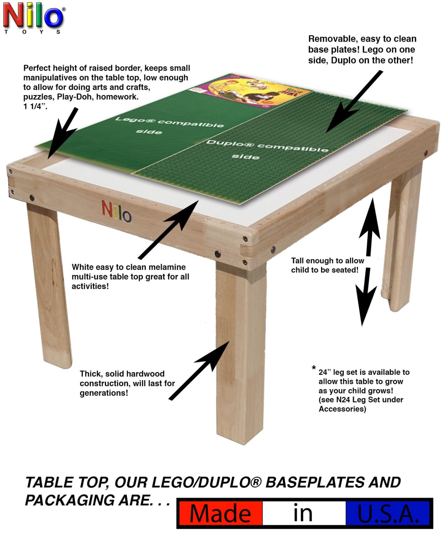 Lego Table by Nilo Toys