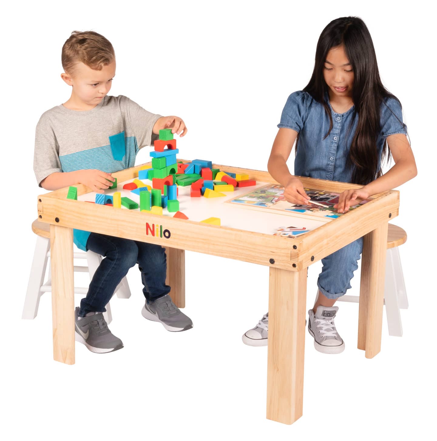 Small Toddler Activity Table Nilo Toys® - With Accessory Holes