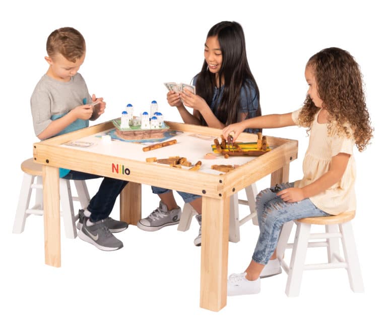 Small Toddler Activity Table Nilo Toys® - With Accessory Holes