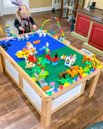 Large Activity Table for Kids with Accessory Holes - Shop Now
