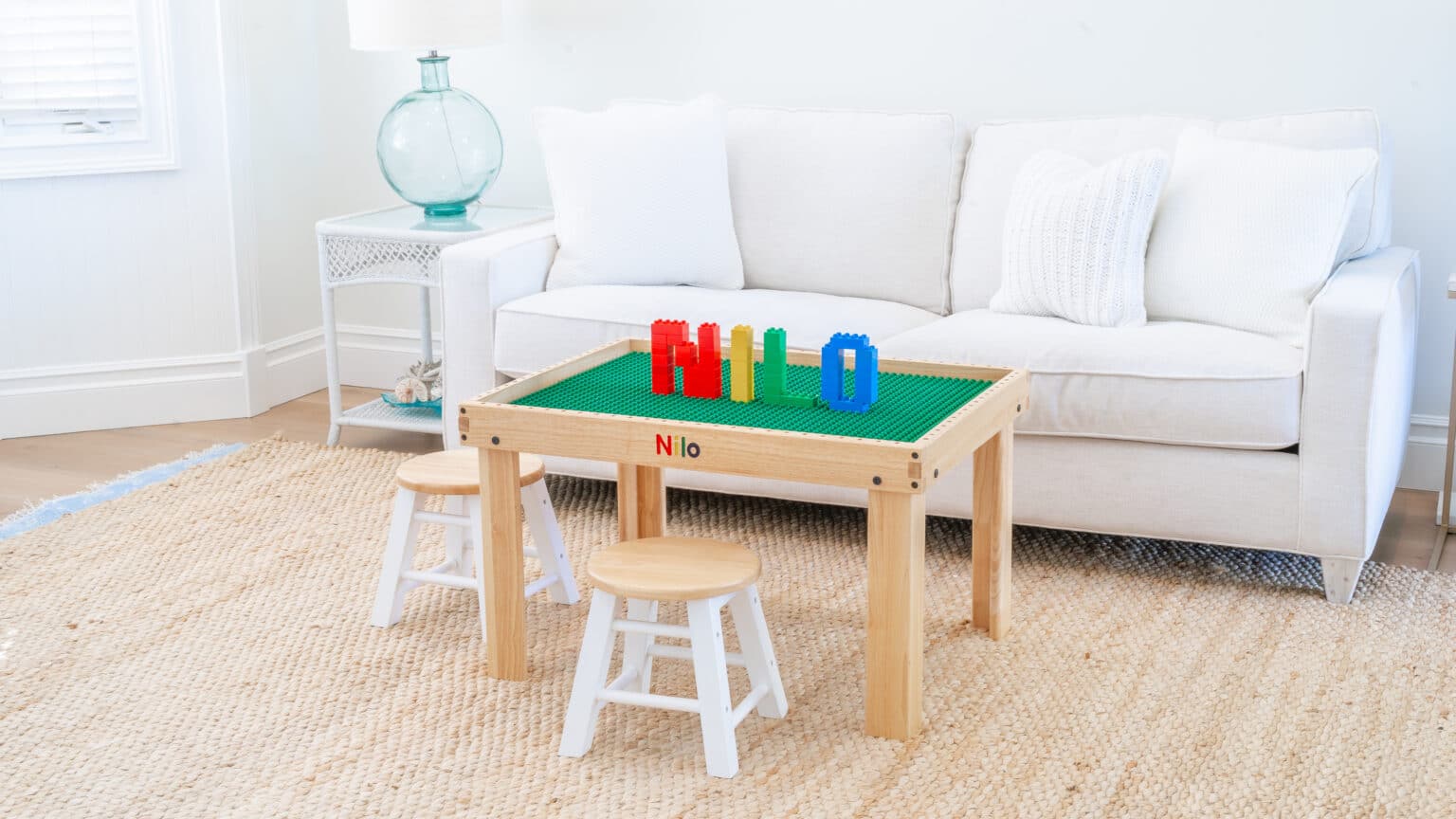 Small Toddler Activity Table Nilo Toys® - With Accessory Holes